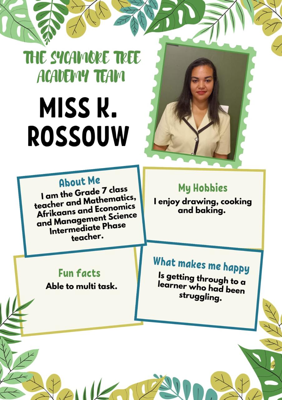 Meet the staff – The Sycamore Tree Academy