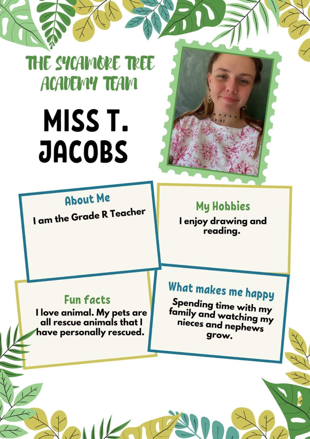 Meet the staff – The Sycamore Tree Academy